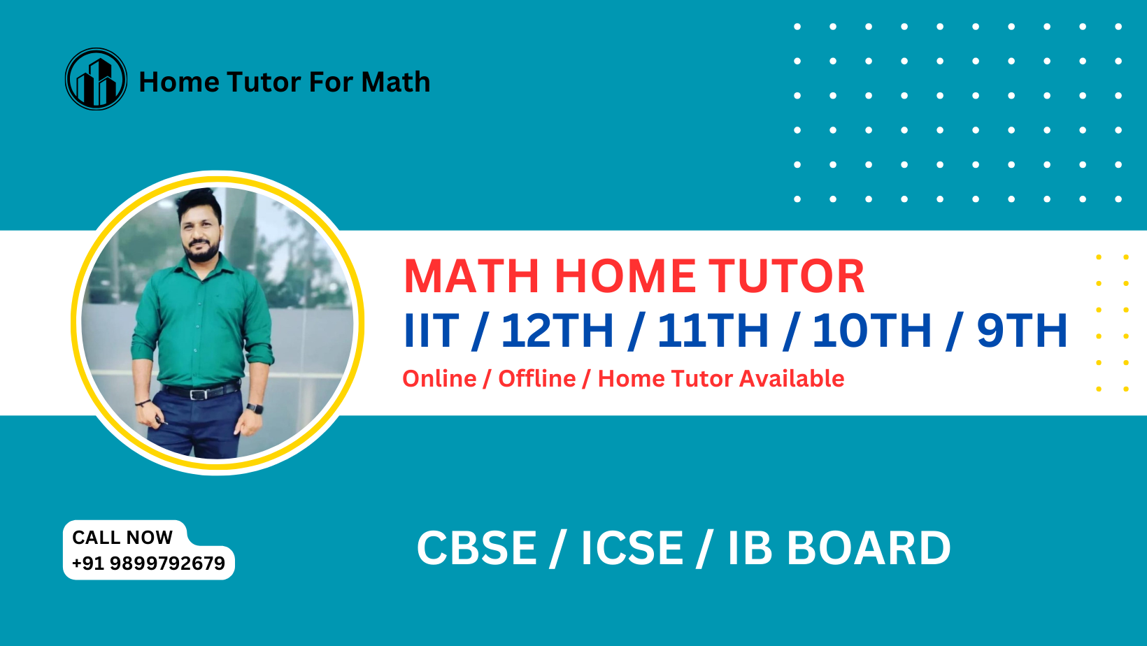 Math Home Tutor - Delhi & Gurgaon